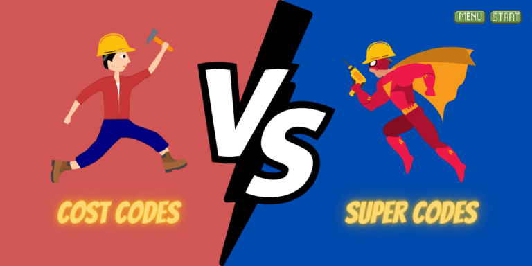 Construction Cost Codes vs Super Codes