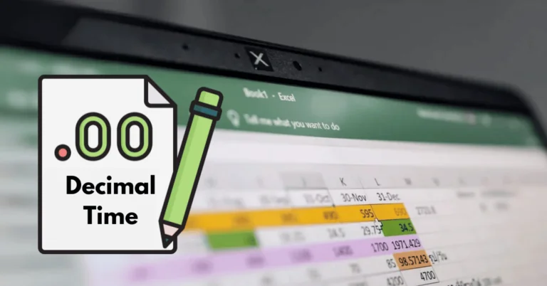 Convert Time from Hour & Minute Format to Decimal using Excel